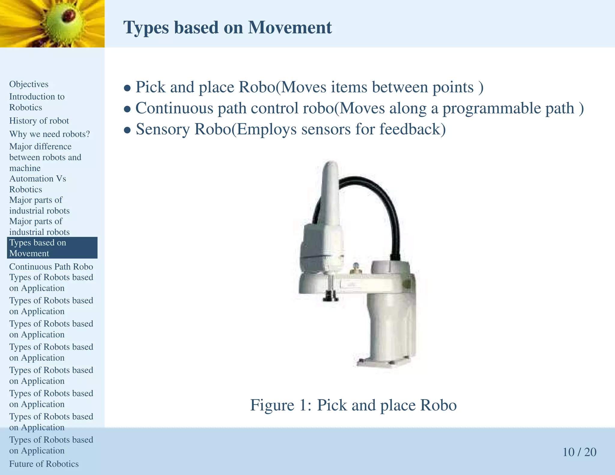 Basics of robotics | PPT