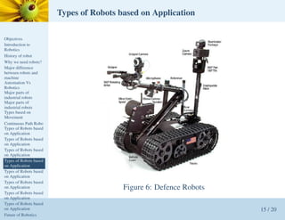 Basics of robotics | PPT