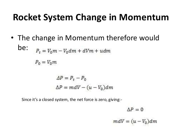 Basics of Rocket Propulsion Part 2 The Thrust Equation