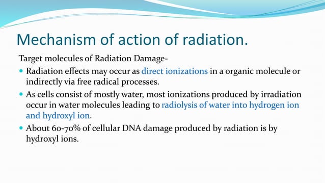 BASICS OF RADIATION THERAPY/RADIATION ONCOLOGY | PPTX | Cancer ...