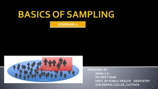 Basics of sampling | PPTX
