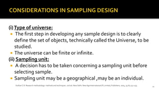 Basics of sampling | PPTX