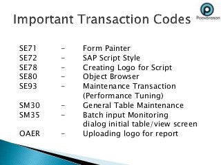 Basics of sap | PPT