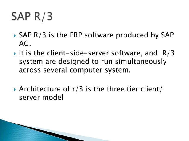 Basics of sap | PPT