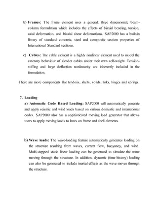 Basics of sap2000 | DOCX