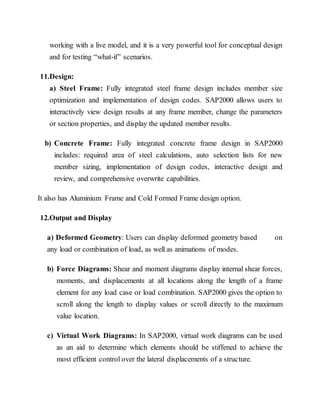 Basics of sap2000 | PDF