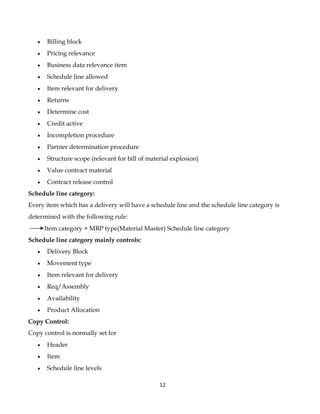 Basics of sap sd module | PDF