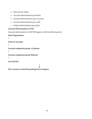 Basics of sap sd module | PDF
