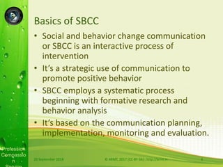 Communication for Behavior Change | PPTX | Science