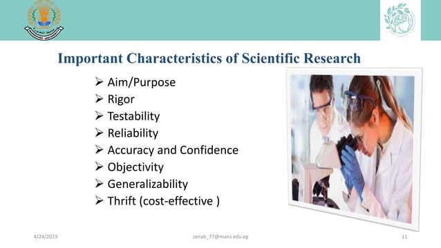 Basics of Scientific Research.ppt | Undergraduate Education | College ...