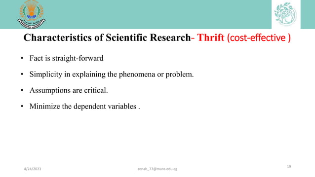 Basics of Scientific Research.ppt | Undergraduate Education | College ...