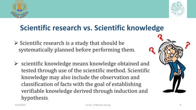 Basics of Scientific Research.ppt | Undergraduate Education | College ...