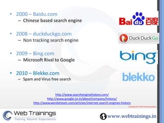 Basics of search engines and algorithms (1) | PPT