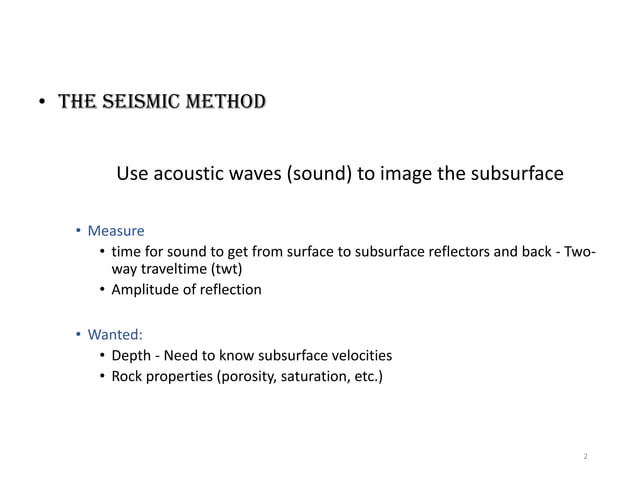 Basics of seismic interpretation | PDF | Geology | Science