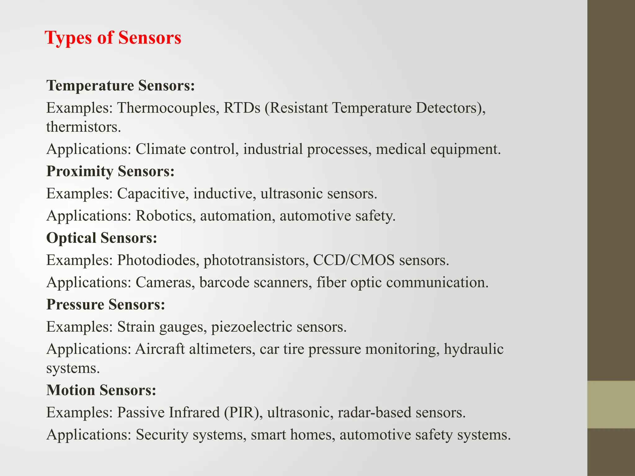 Basics of Sensors and Transducers. pptx | PPTX