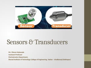 Basics of Sensors and Transducers. pptx | PPTX