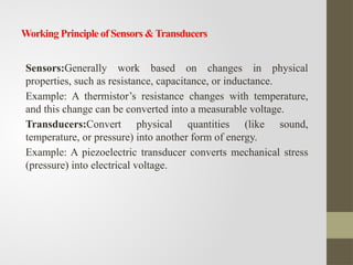 Basics of Sensors and Transducers. pptx | PPTX