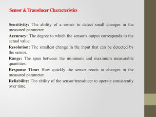 Basics of Sensors and Transducers. pptx | PPTX