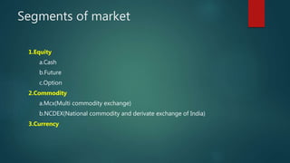 Basics of share market | PPTX