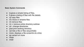 Basics of shell programming | PPTX