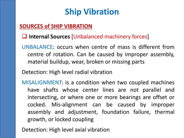 Basics of ship vibration | PPT