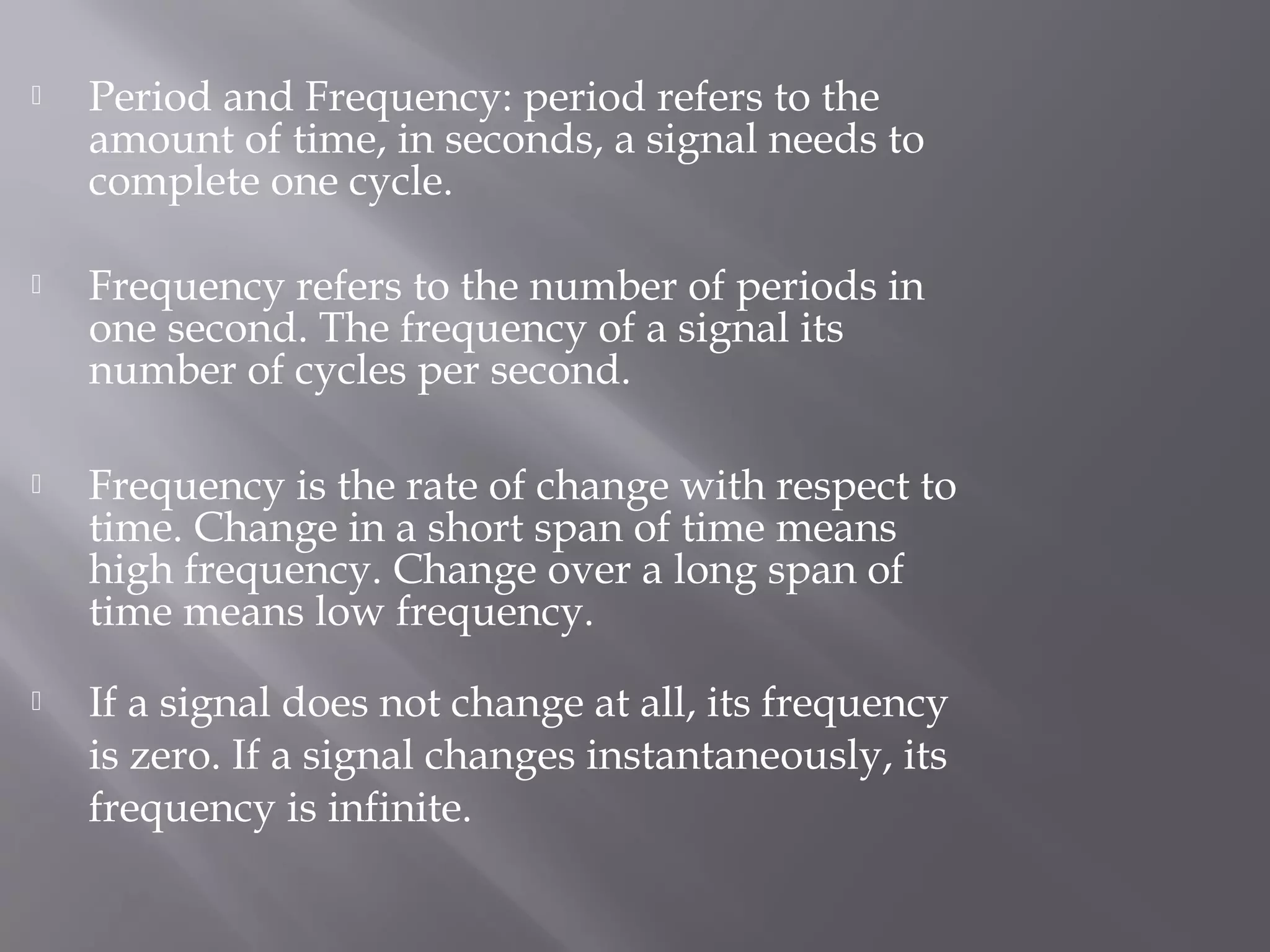 Basics of signals data communication | PPT