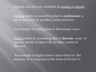 Basics of signals data communication | PPT