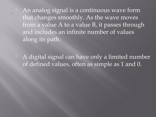 Basics of signals data communication | PPT