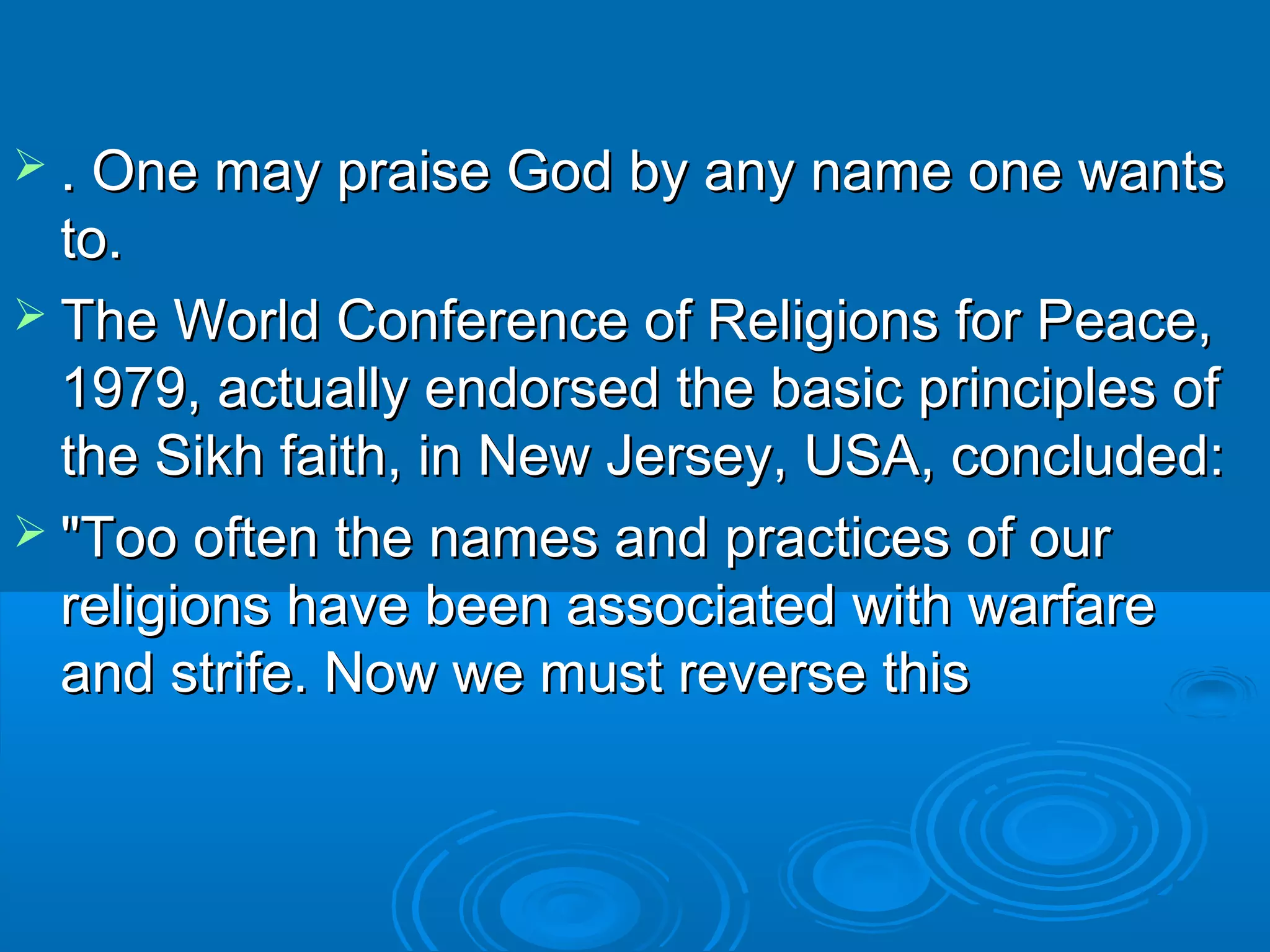 Basics of sikhism | PPT