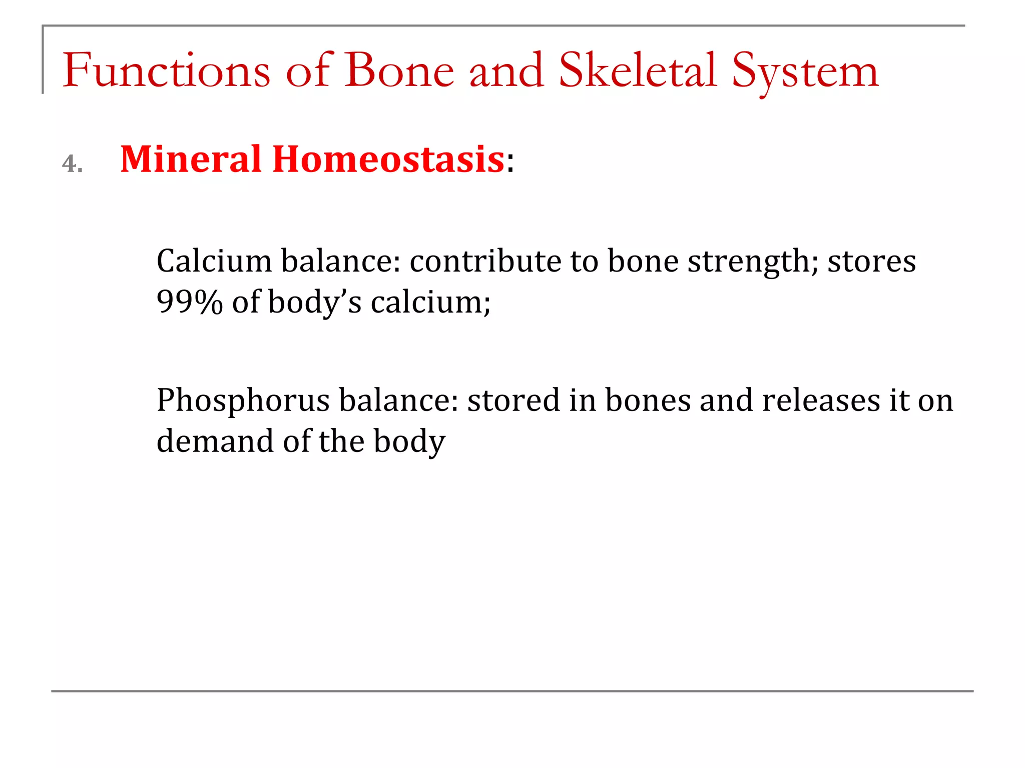 Basics of skeletal system | PPTX