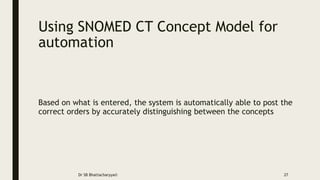 Basics of snomed ct for medical professionals | PPT