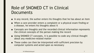 Basics of snomed ct for medical professionals | PPT
