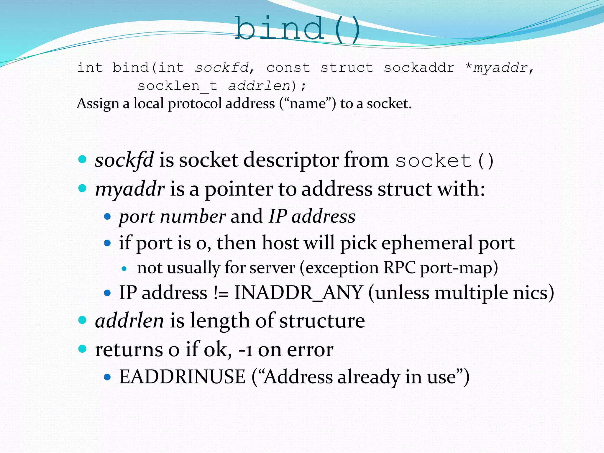 Basics of sockets | PPTX