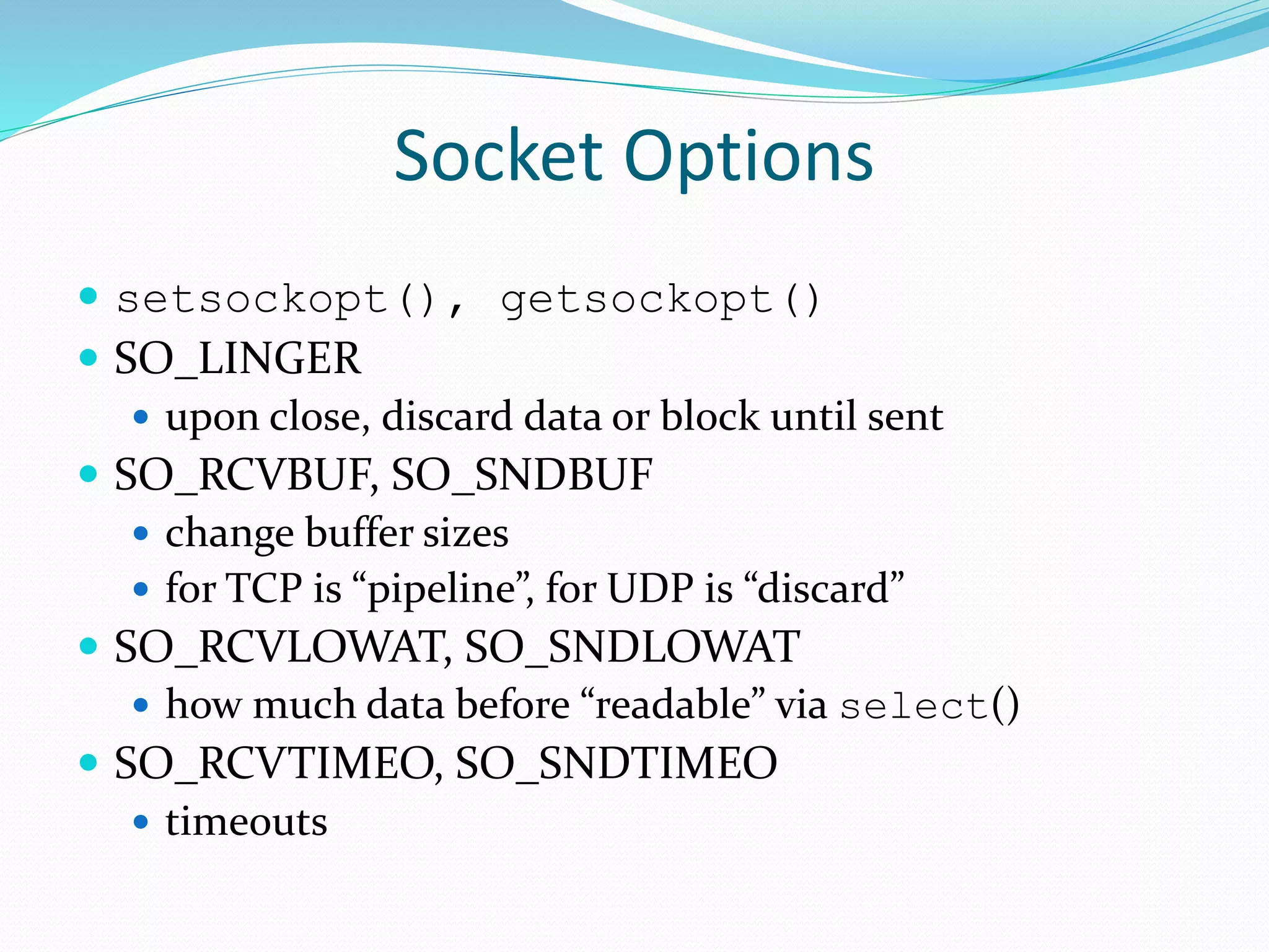 Basics of sockets | PPTX