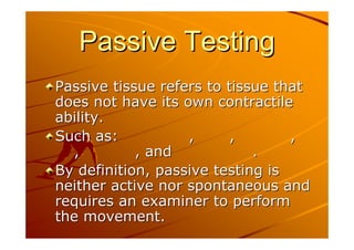 Basics of soft tissue examination | PDF