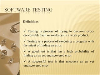 Basics of Software Testing | PPT