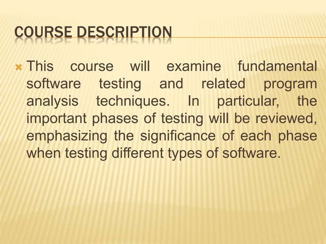 Basics of software testing | PPTX | Standardized Testing | Educational ...