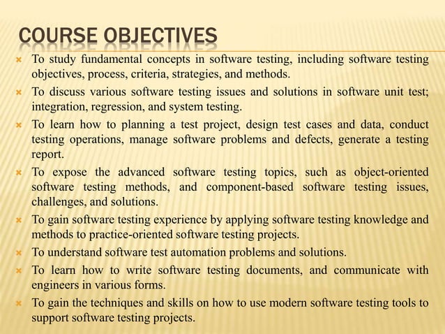 Basics of software testing | PPTX | Standardized Testing | Educational ...