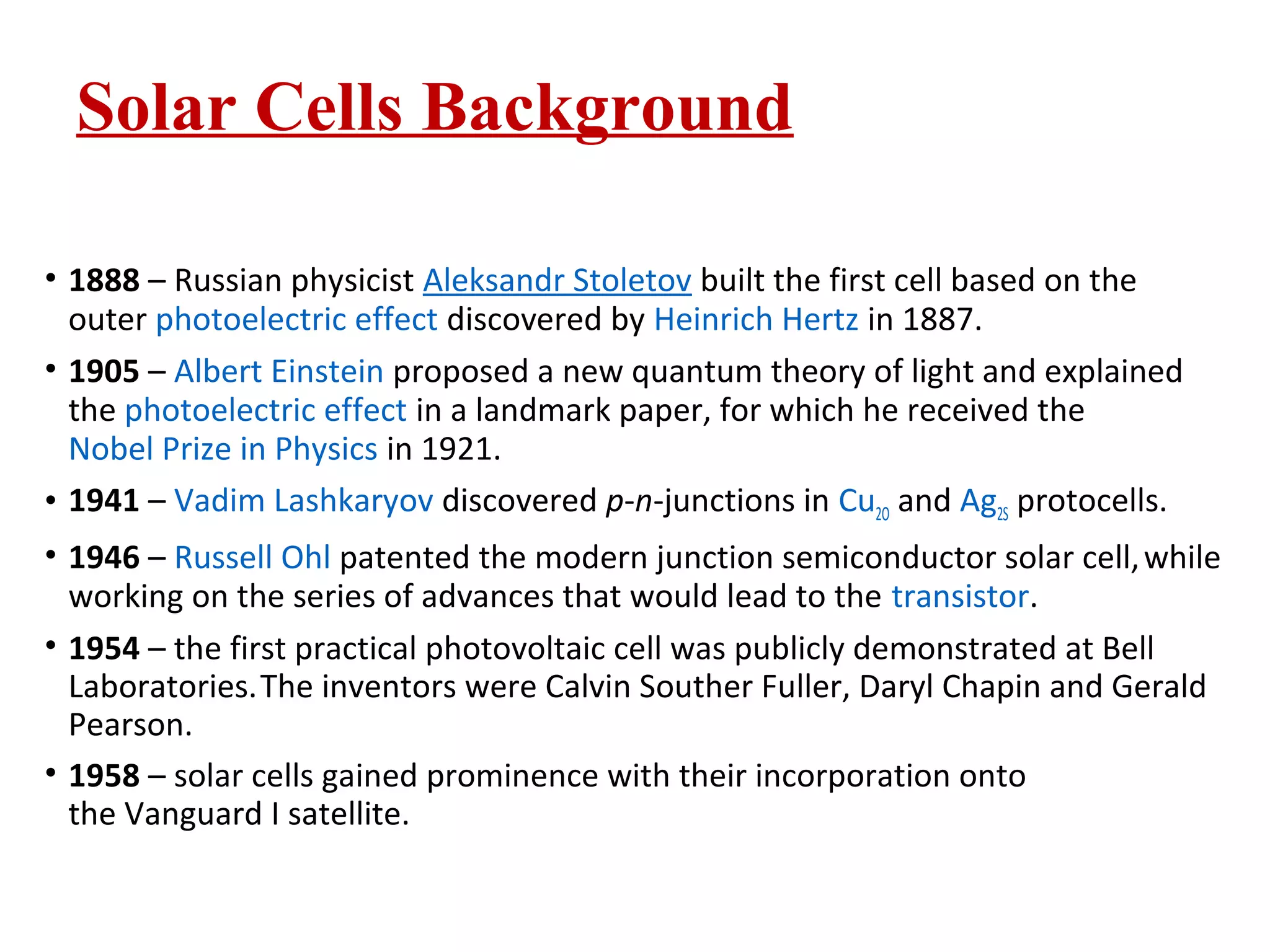Solar cell | PPT