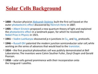 Solar cell | PPT