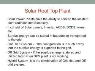BASICS OF SOLAR ROOF TOP PLANT.pdf