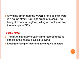 Basics of sounds | PPTX