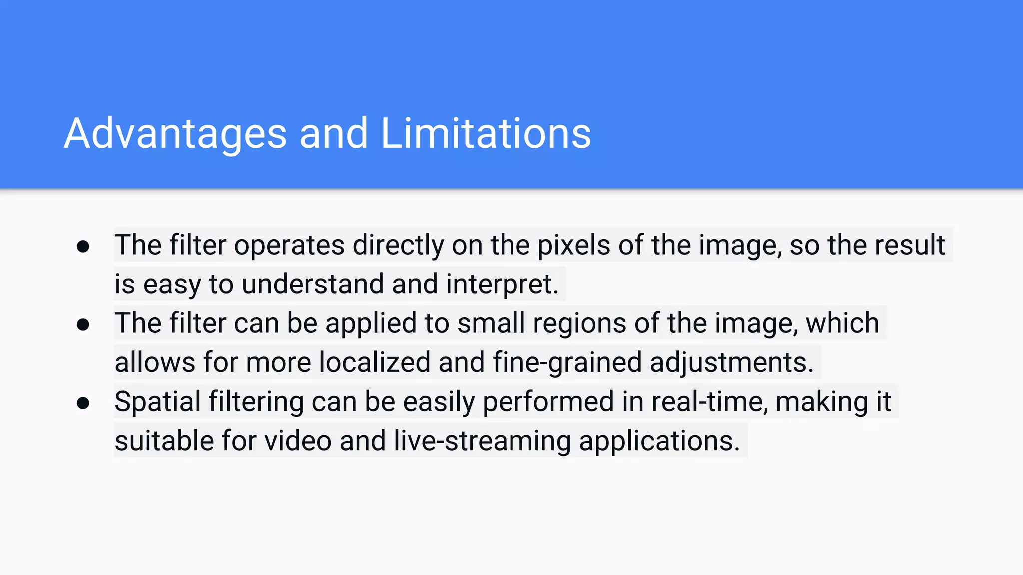 Basics of spatial filtering.pptx | Cameras and Camcorders | Consumer ...