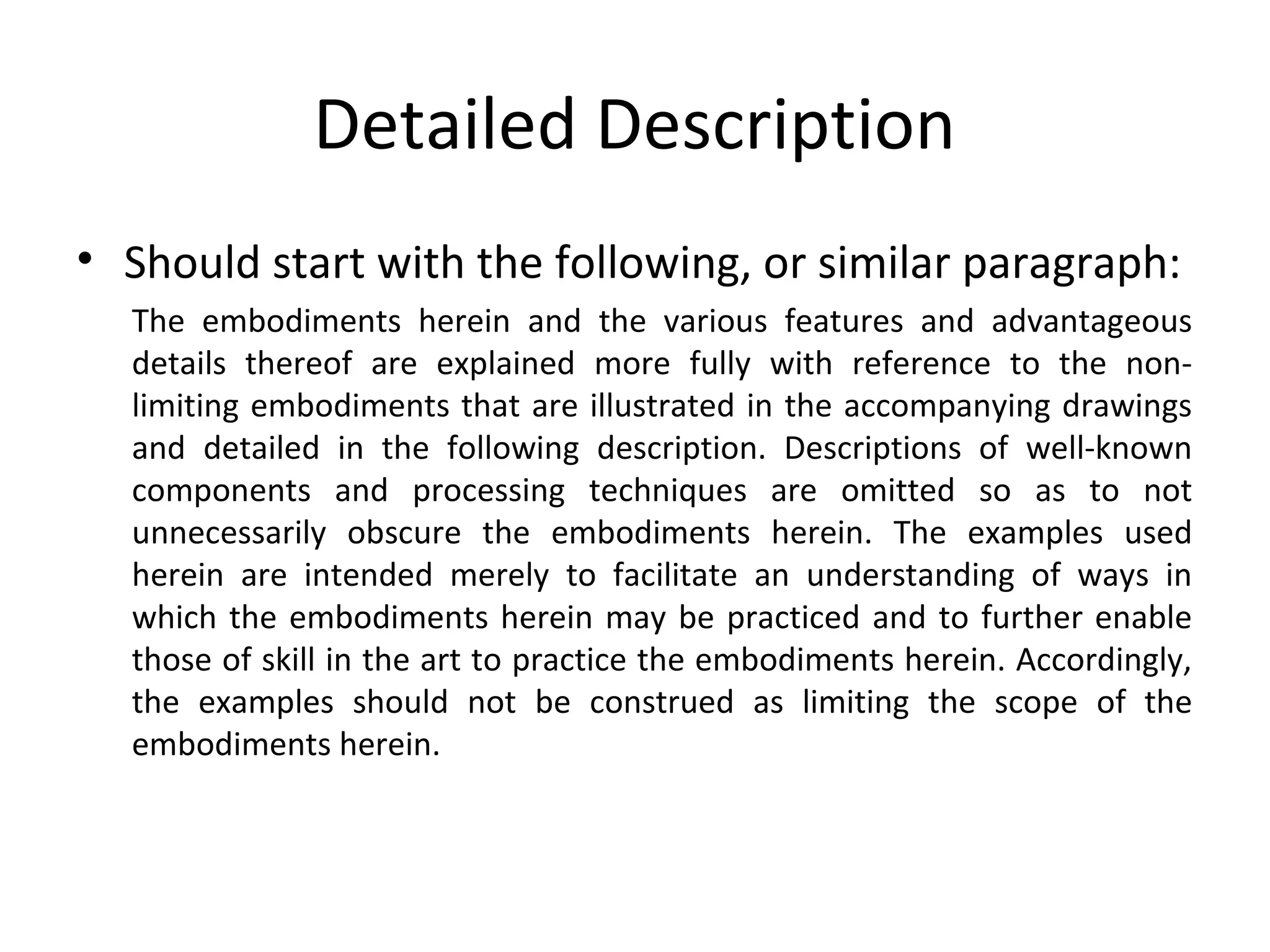 Basics of specification drafting | PPT