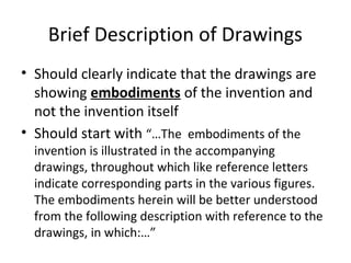 Basics of specification drafting | PPT