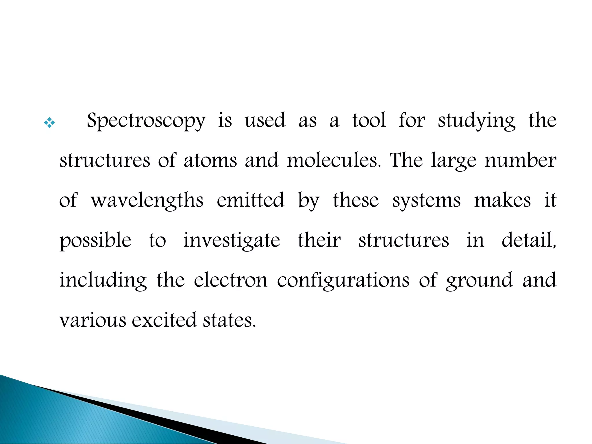 Basics of spectroscopy | PDF