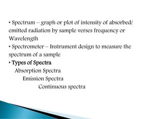 Basics of spectroscopy | PDF
