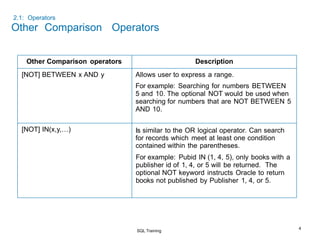 Basics of SQL understanding the database.pptx
