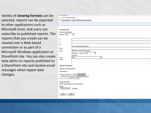 Agile Methodology Approach to SSRS Reporting | PPT