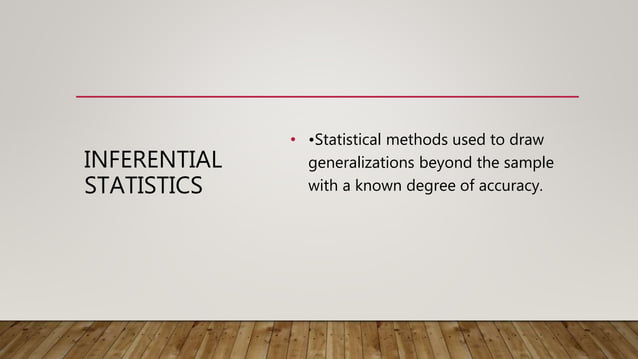 Basics of Statistical Analysis | PPTX